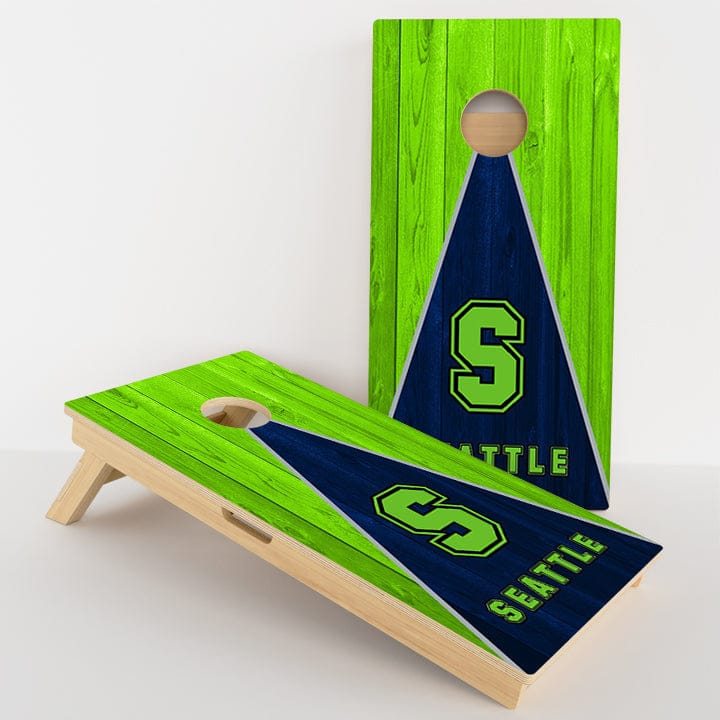 Seahawks Football Professional Cornhole Boards — CornholeBags.com