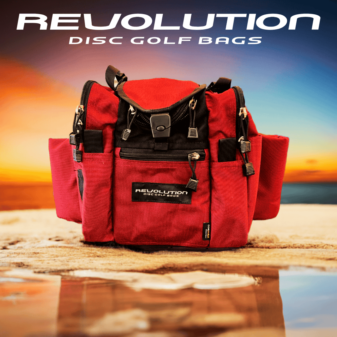 Revolution Mini Deluxe V3 Disc Golf Bag - Rust — CornholeBags.com