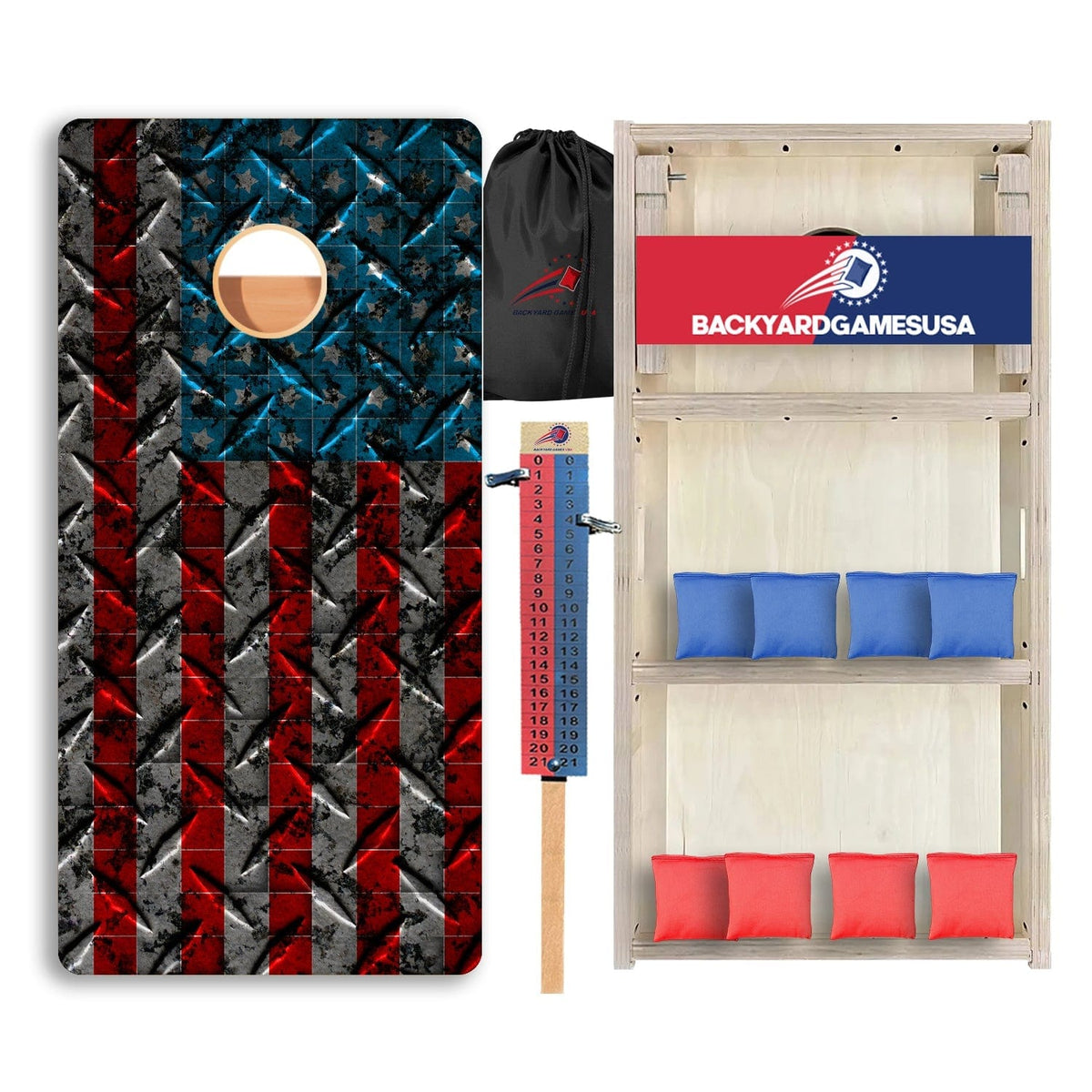 Metal Flag Professional Cornhole Boards — CornholeBags.com