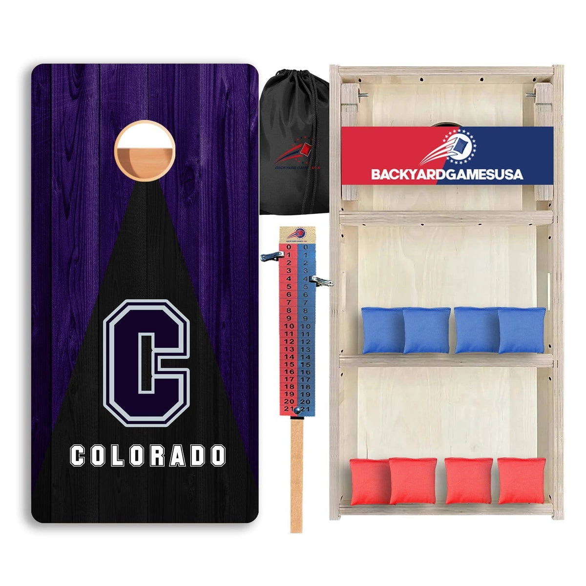 Colorado Baseball Professional Cornhole Boards — CornholeBags.com