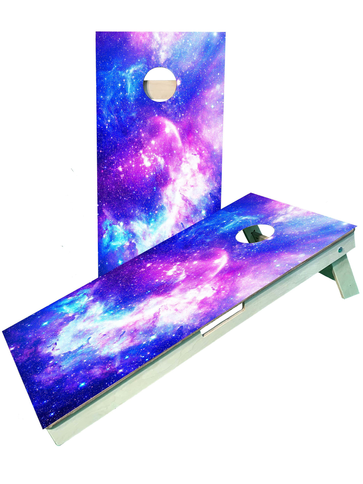Galaxy & Milky way Space Cornhole Boards — CornholeBags.com