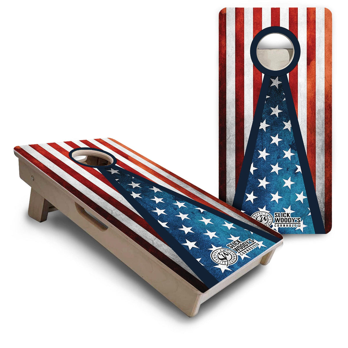 Mini Cornhole Boards- Stars and Stripes- 12"x24" — CornholeBags.com